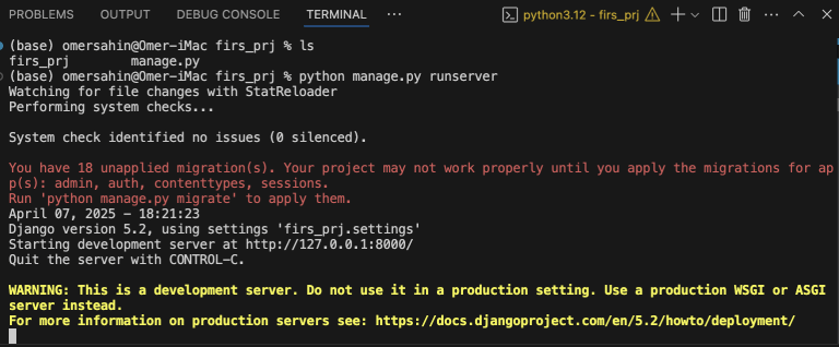 Python Web Development with Django